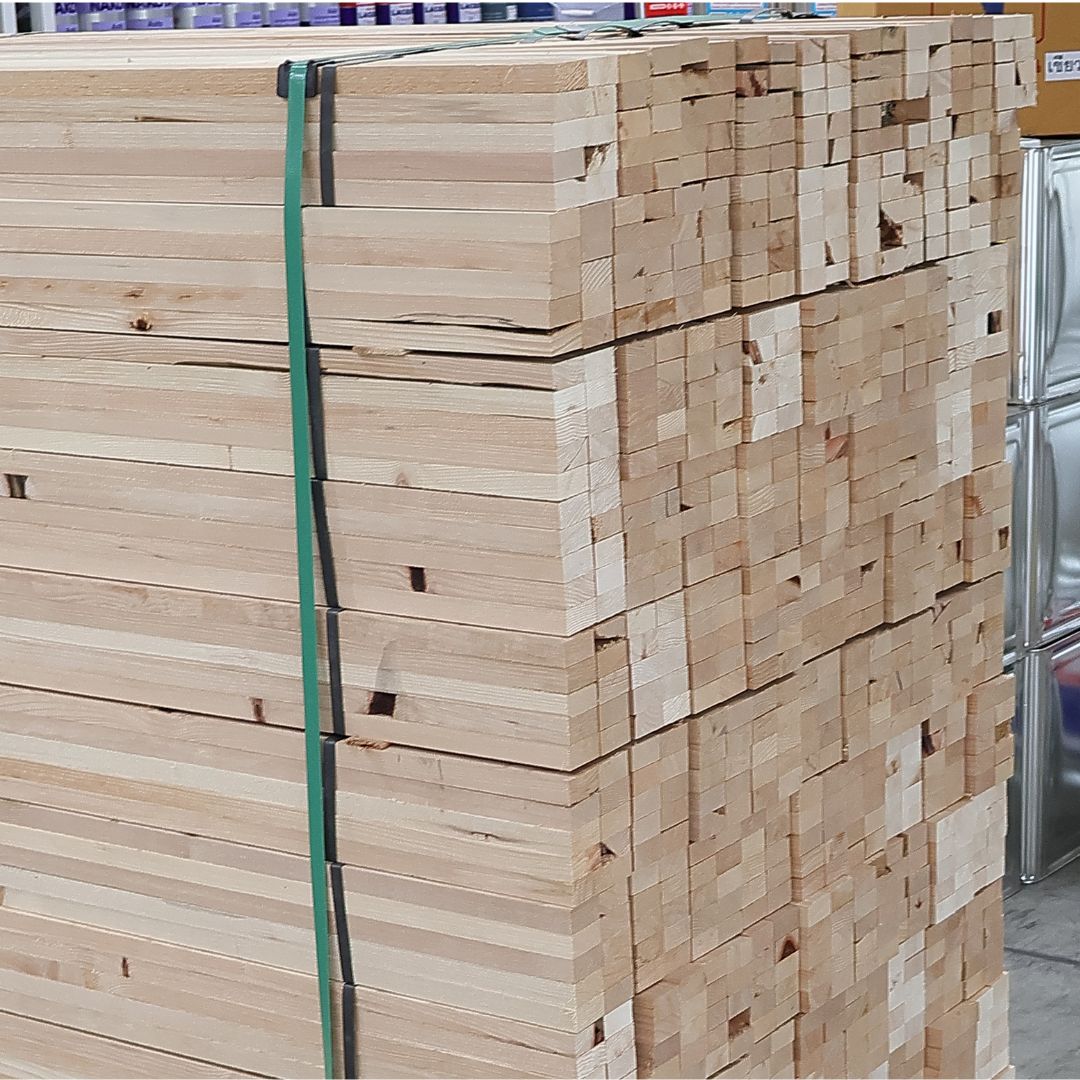 ไม้โครงสน Hem-Fir ร่องวี เหลากลม - INTERWOOD TIMBER