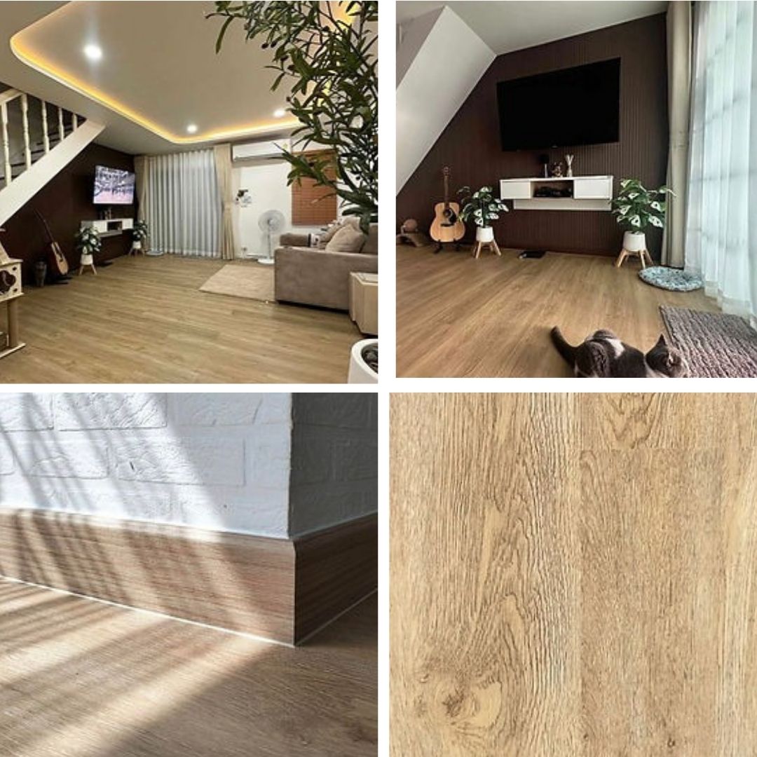 SPC Click Lock YN801 1220x180x4mm. - INTERWOOD TIMBER