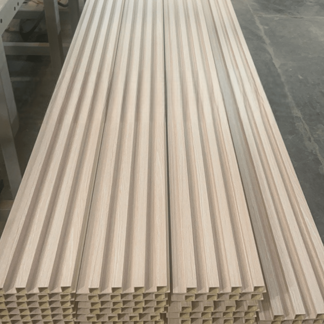 WPC PANEL 4ร่องลึก รหัส 407 805901-26 สี เพาโลวเนีย ขนาด 22x160x2900mm ...